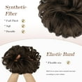 Messy Bun Beach Blonde Hair Piece Human Hair Blonde – Natural Soft Updo ...