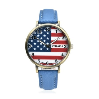 Drexler Chronograph Leather Strap Watch AX2613 - Walmart.com