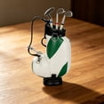 Lynono Golf Themed Desktop Pencil Organiser Container PU1eatherPen Cup ...