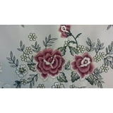 Doily Boutique Table Runner Embroidered with a Red Burgundy Rose on ...