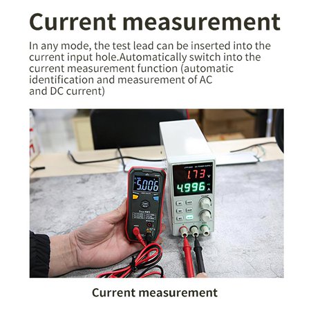 UT123D Digital Multimeter Precision Electric Meter Manual Multitester ...