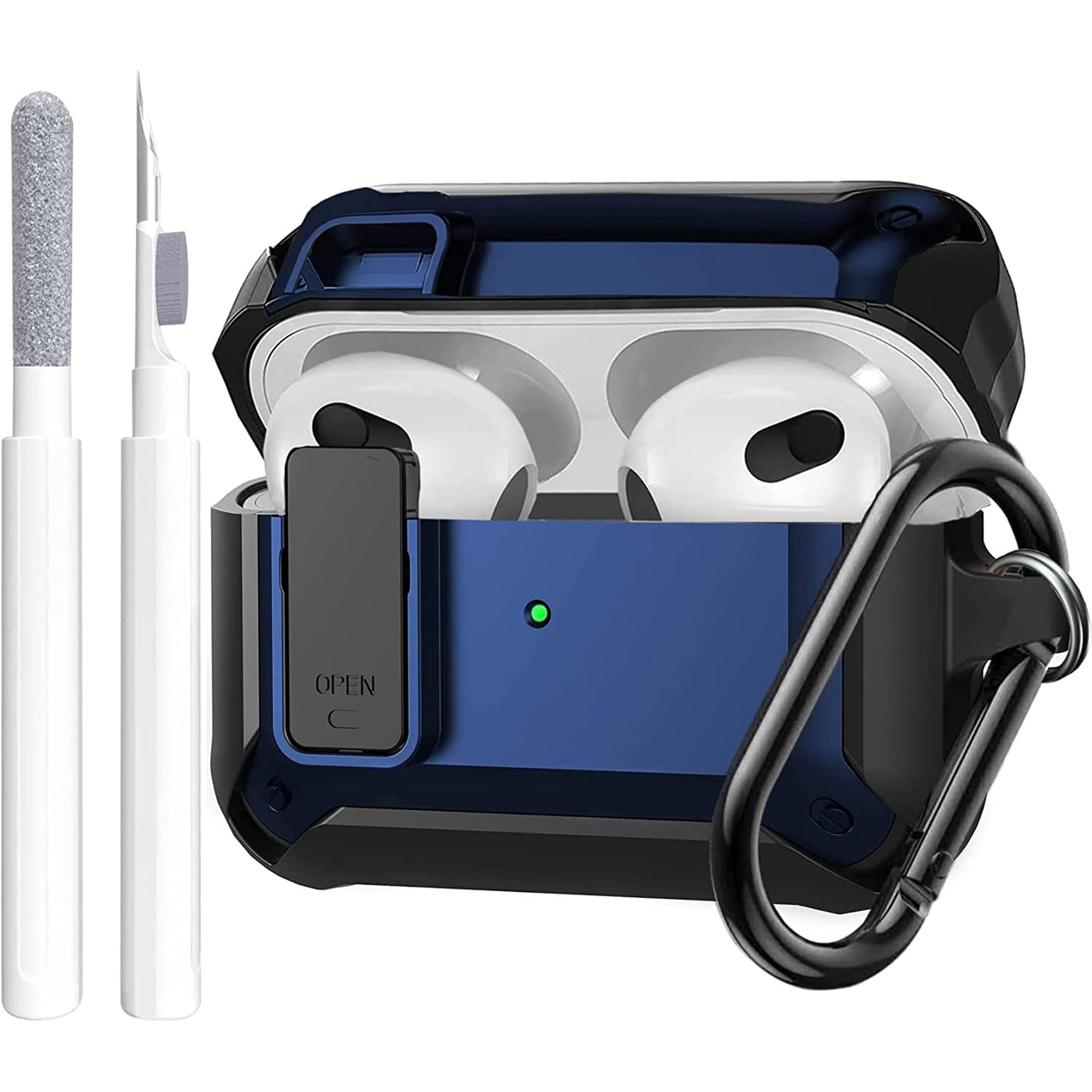 Airpods 3rd Generation Case with Lock & Cleaning Kit, OTOPO Rugged ...