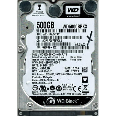 WD5000AAKX-00ERMA0, DCM DGRNKTJAGB, Western Digital 500GB SATA 3.5 Hard Drive - Walmart.com