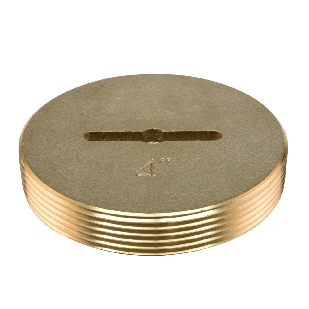 Eastman 42004 Slotted Cleanout Plug, 4 inch, Brass - Walmart.com ...