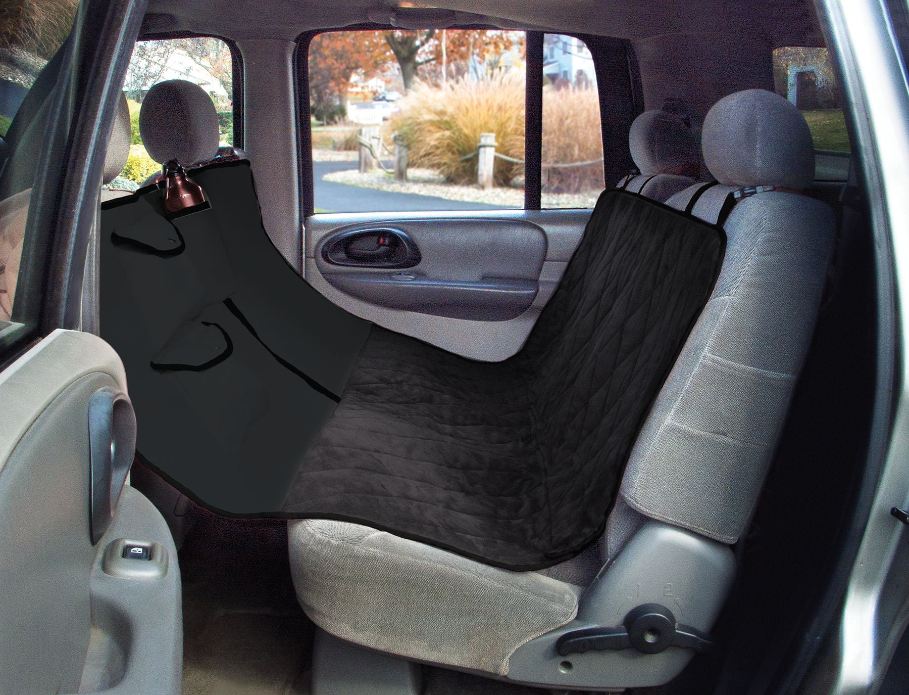 Deluxe Quilt Suede, Waterproof, Tear Proof Hammock Style Car Seat Cover ...