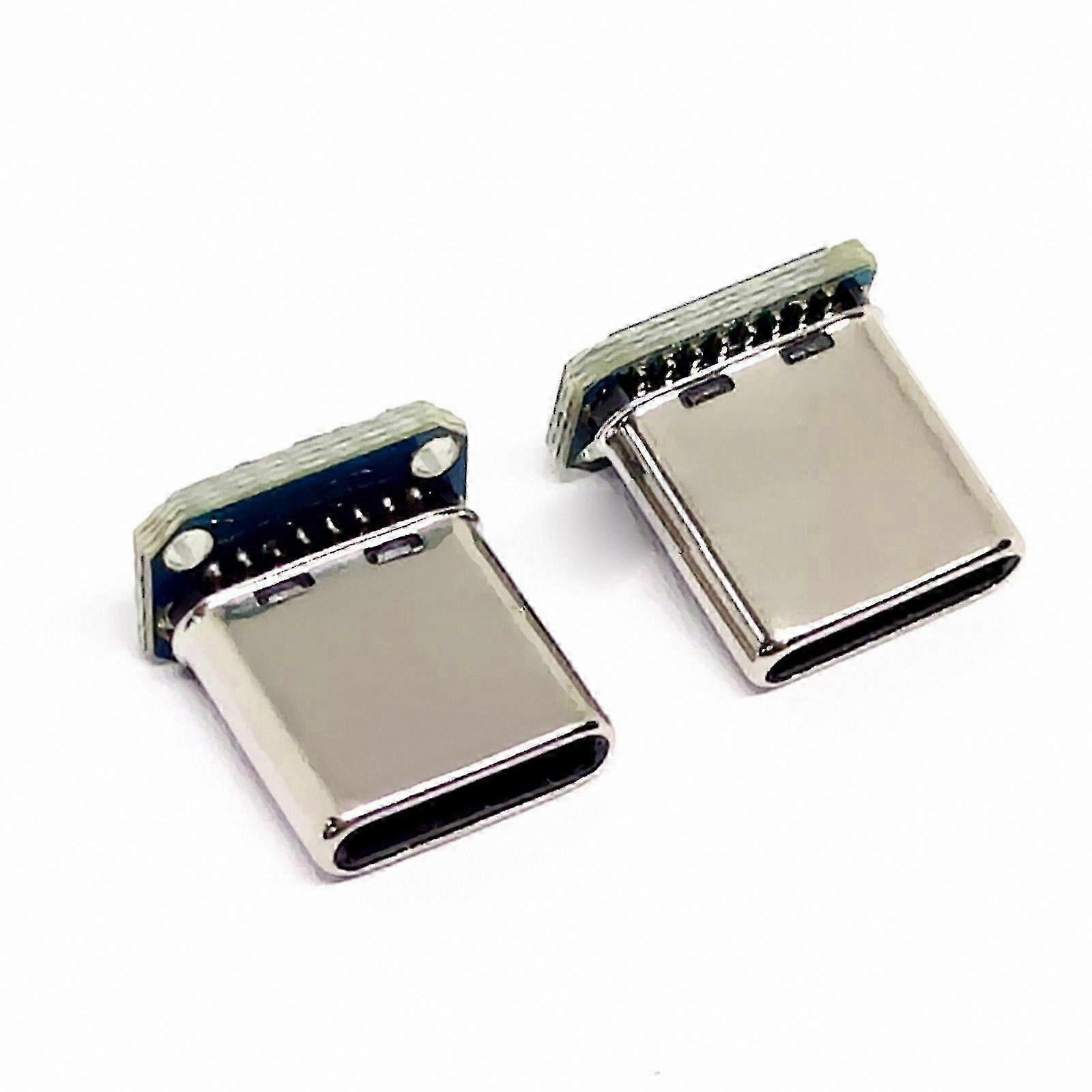 5-Pack 16-Pin USB-C Male Connectors for Vertical PCB Mounting | Bodega ...