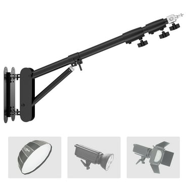 ShowMaven Wall-Mounted Boom Arm for Ring Light, Monolight, Softbox ...
