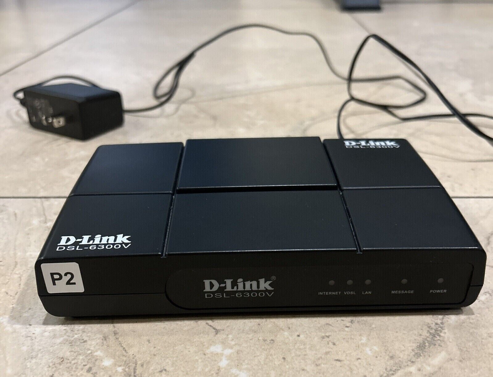 D-Link DSL-6300V DOCSIS 3.0 Cable Modem Router Adapter & Ethernet ...