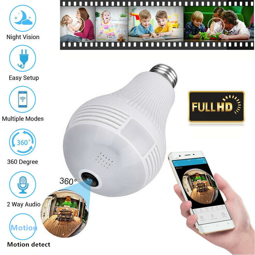 Light Bulb Security Camera