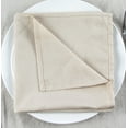 INFEI Cotton Linen Napkins Set of 12, Solid Colors, 40 x 40 cm, Thin ...