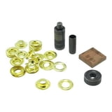 General Tools 71264 Grommet Kit with 12 Solid Brass Grommets, 1/2-Inch ...
