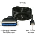 SABRENT USB PRINTER CABLE 6 FT USB A MALE CENTRONICS 36M PARALLEL ... SABRENT USB PRINTER CABLE 6 FT USB A MALE CENTRONICS 36M PARALLEL ...