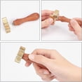 1Pc Brass Stamp Head with 1Pc Rectangle Velvet Pouches and 1Pc Pear ...