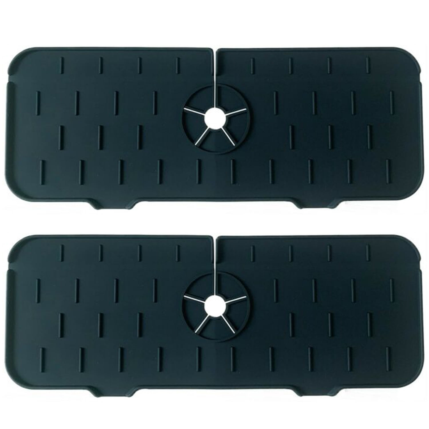 2-Pack Faucet splash guard mat drying water splash pad silicon mat ...