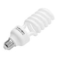 45W Spiral Fluorescent Light Bulb with E27 Socket - 5500K Daylight ...
