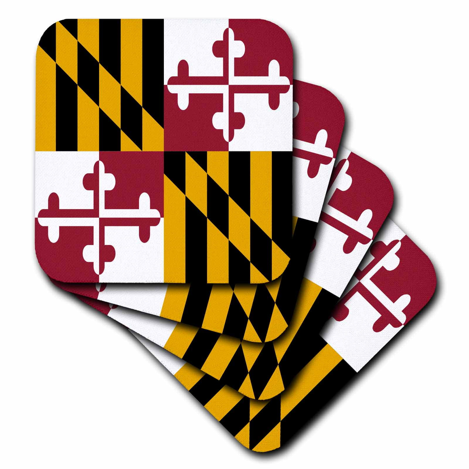 3dRose State Flag of Maryland - US American - Heraldic banner of George ...