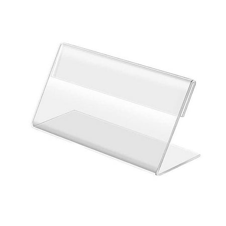 50pcs Sign Display Holder Price Desktop Name Business Card Information ...