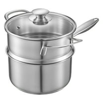 KFFKFF 1.5 QT Nonstick Saucepan with Glass Lid, Versatile Cooking Pot ...