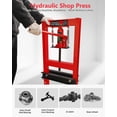 6 Ton H Frame Hydraulic Shop Press, Adjustable Working Platform ...