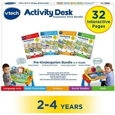 "VTech® Interactive Get Ready for School Learning Desk, Touch Activity ...