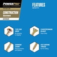 48881 Wood Screws, 9 x 3, Premium Star Drive Indoor Cabinet Screws ...