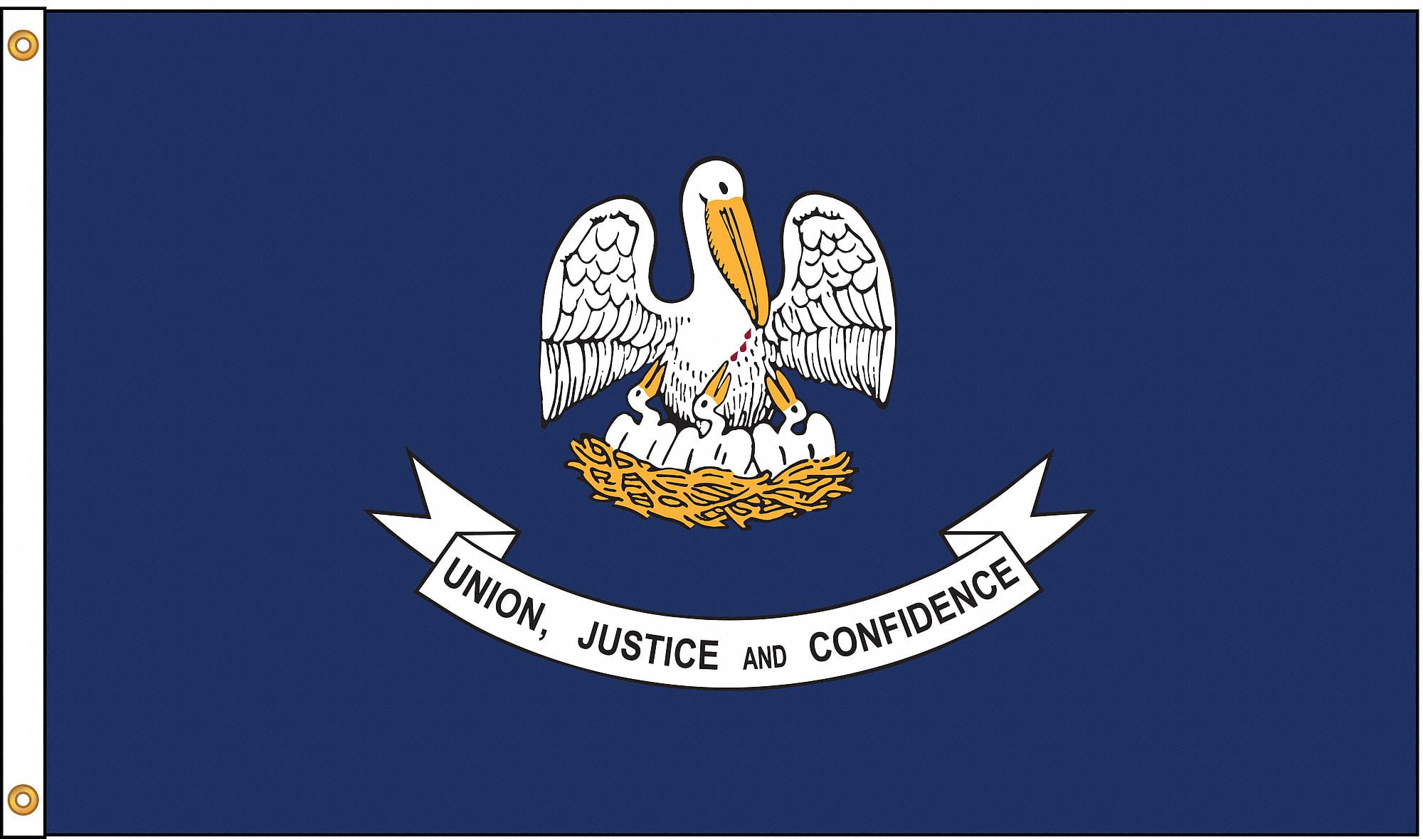 Nylglo Louisiana Flag,5x8 Ft,Nylon 142180 - Walmart.com