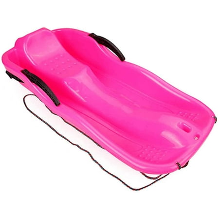 Winter Snow Sled Outdoor Plastic Slider Bobsled Kids and Adults ...