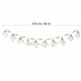 82 inch Halloween Ghost Garland Fabric Cute Ghosts Banner for Halloween ...