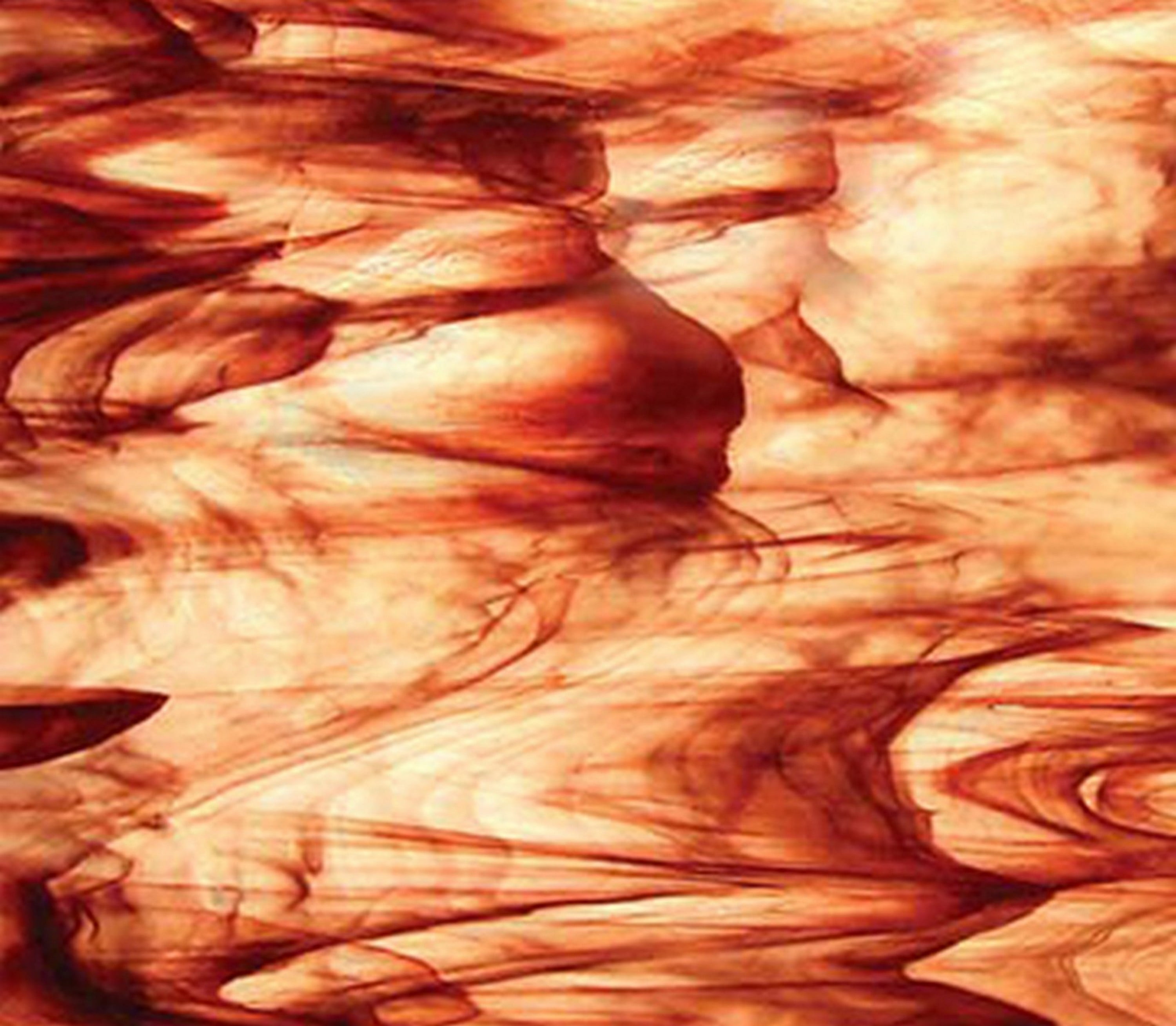 OCEANSIDE STAINED/FUSING GLASS SHEETS - SIERRA RED PEARL OPAL FUSIBLE ...