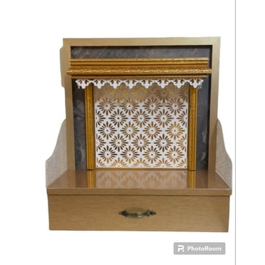 Customized Wooden Designer Pooja Mandir |Pooja Ghar |Wall Hanging ...