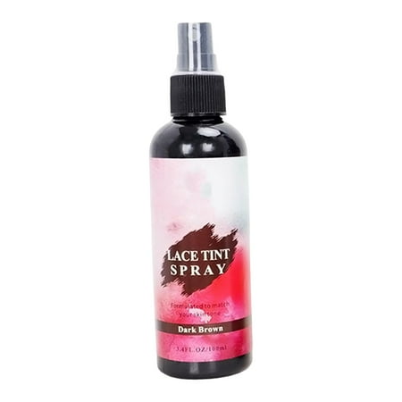Spray No Residue Quick Dry Lace Spray for All Hair Types Dark Brown ...