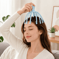 18 Rolling Metal Ball Octopus Scalp Massager, Detachable 18-Claw ...