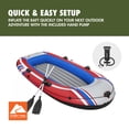Ozark Trail 4-Person Inflatable Recreational Raft Set 9'10" x 50 ...
