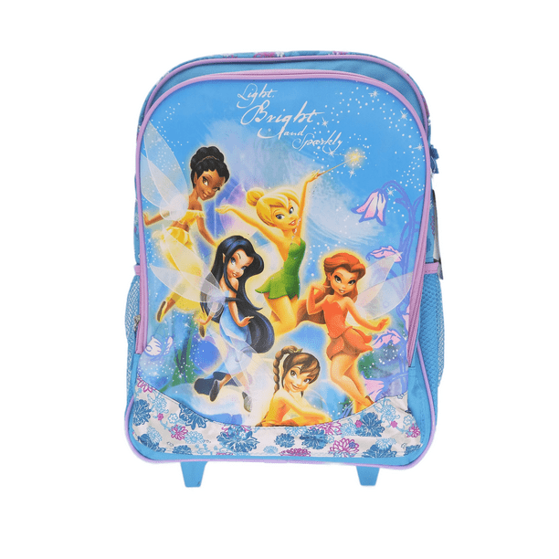 Tinker Bell - Blue Fairies - 14" Rolling Backpack - Walmart.com