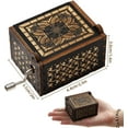 Wooden Engraved Music Box, Wood Musical Box Gifts From Mom To Daughter ...