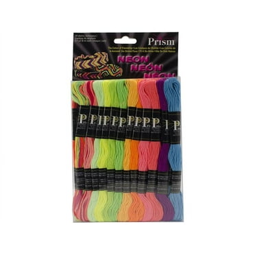 12 Packs: 36 ct. (432 total) Neon Embroidery Floss by Loops & Threads ...