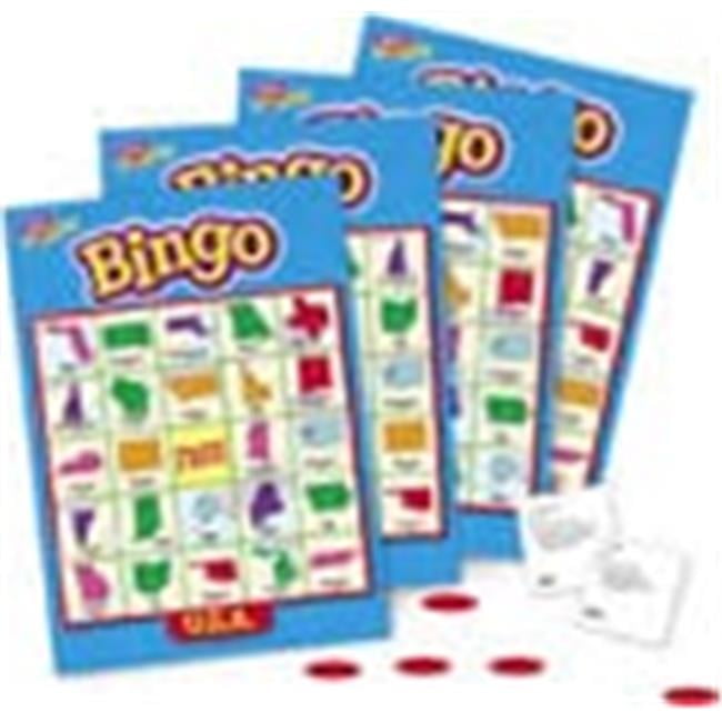 Trend Enterprises Bingo Usa-Ages 8 And Up - Walmart.com