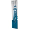 Northlight 35.75 Weathered Wooden Lighthouse Welcome Wall Sign Coastal ...