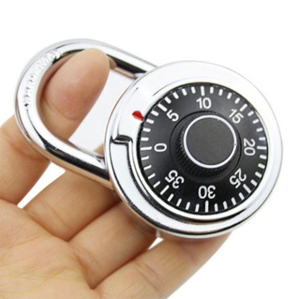 Practical Password Turntable Lock Retro Turntable Metal Mini Keyless ...