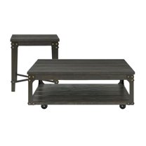 Picket House Furnishings Rouge 3PC Occasional Table Set in Cherry - Walmart.com