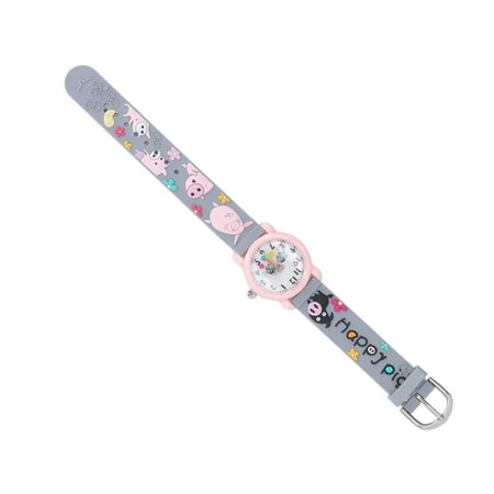 3D Cartoon Watch Toys, Reading Time Waterproof Watches Toy Clear Scale ...