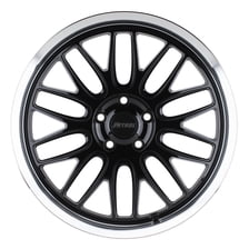 Petrol P1B 20X8.5 5X120 35Et 72.1Cb Gloss Black W/ Machined Cut Lip ...