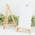 BalsaCircle 10 Natural 8" Wood Mini Easel Table Number Sign Holders ...