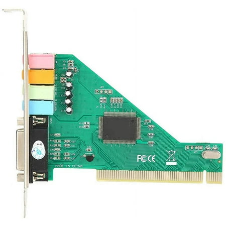 Sound Card, PCI Sound Card 4.1 Channel Computer Desktop Built-in Sound ...