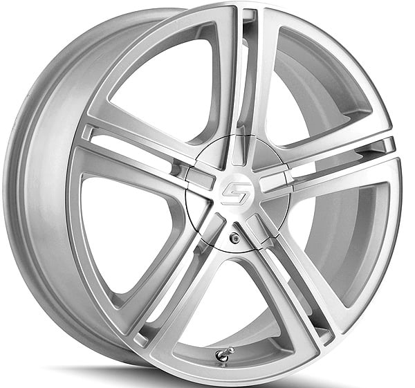 Sacchi S62 16x7 5x112/5x120 +40mm Silver Wheel Rim - Walmart.com