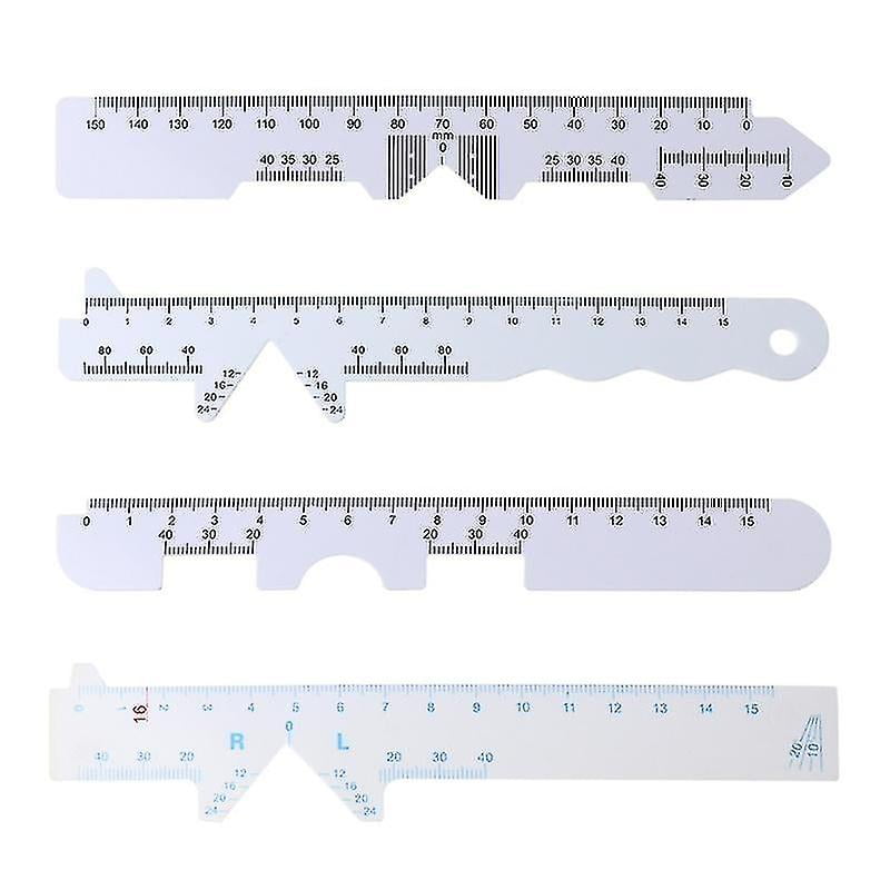 4 Pack Pd Ruler Optical Vernier Pupilary Ruler Distance Meter ...