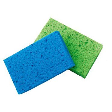 Cleaning Scrub sponge by Scrub-it -Assorted Colors - Non-Scratch -12 ...