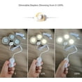 Recessed Puck Lights Wired Under Cabinet Lighting Dimmable,2.5'' Hole ...