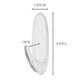 Command Outdoor Clear Window Hook, Large, 1 Hook, 2 Strips/Pack ...