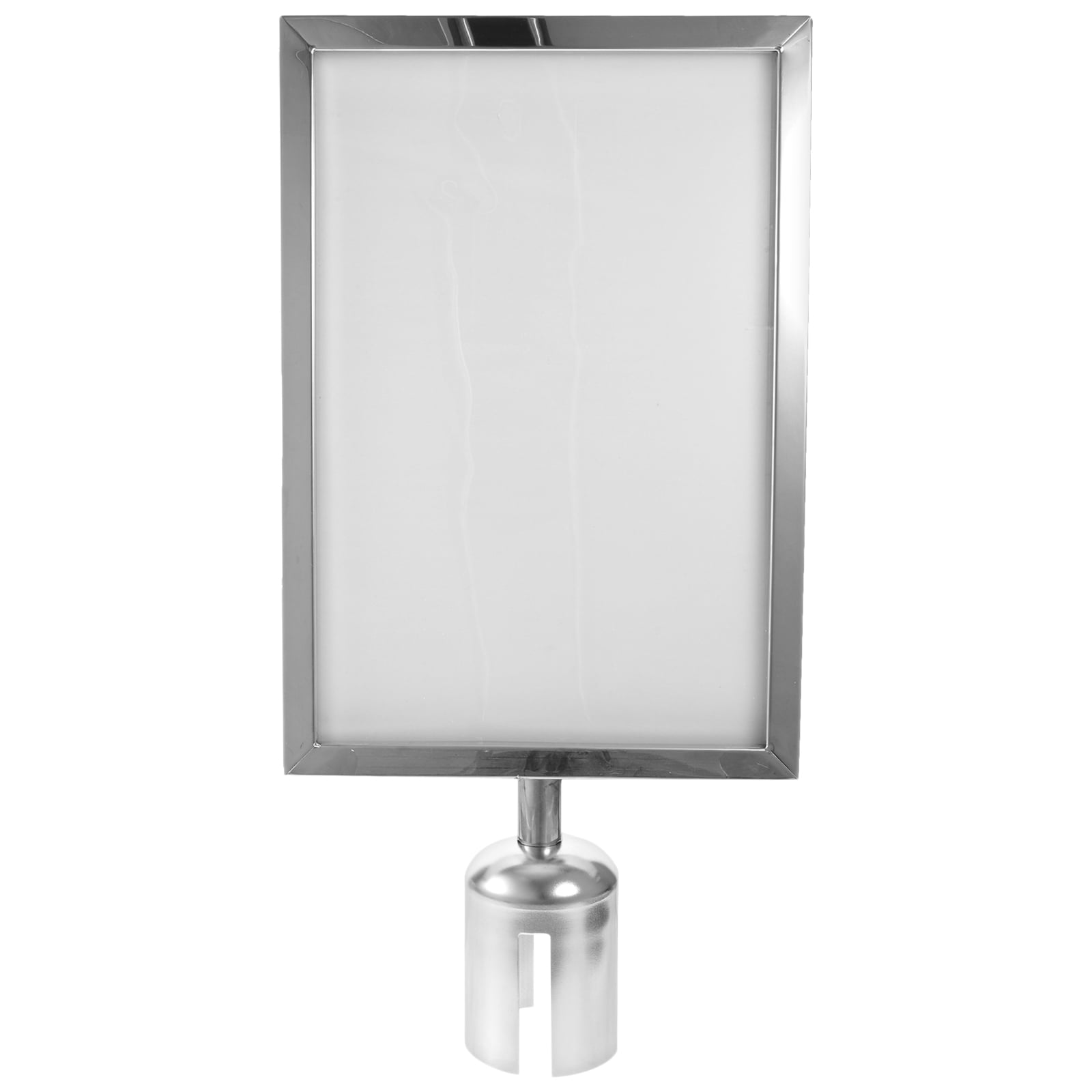 Stanchion Sign Holder Vertical Retractable Belt Stanchion Portrait Sign ...